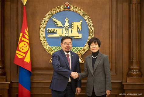УИХ ын дарга Г Занданшатар БНСУ ын Үндэсний Ассамблейн дэд дарга Ким Ён Жү г хүлээн авч уулзав