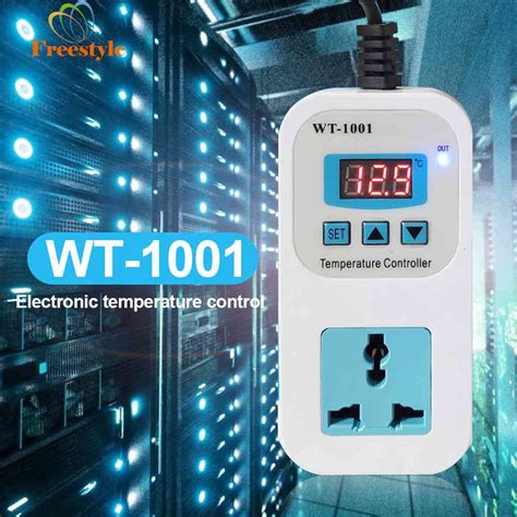 Wt 1001 Digital Thermostat Regulator Temperature Controller Socket Outlet Shopee Philippines