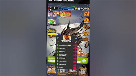 Dragon Ball Legends Mod Menu Dblegends Youtube
