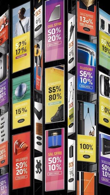 Vertical Banners For Sales Promo Premium Ai Generated Image