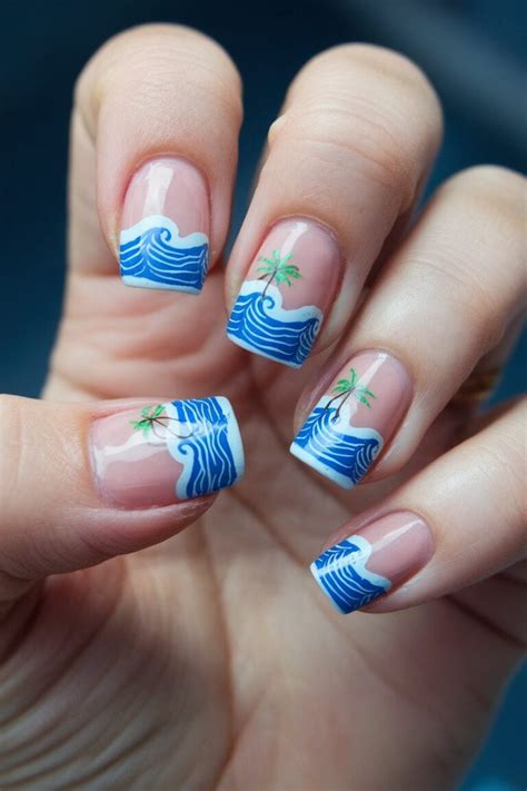 40 Summer French Tip Nail Designs Nail The Glam