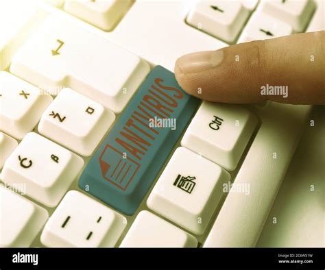 Writing Note Showing Antivirus Business Concept For Suitable For The Detection And Removal Of