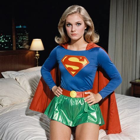 Supergirl In A Kryptonite Made Skirt By Superherovibes On Deviantart