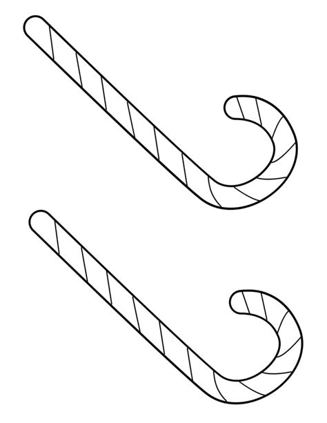 Free Christmas Candy Printable Template Candy Canes A Crafty Life