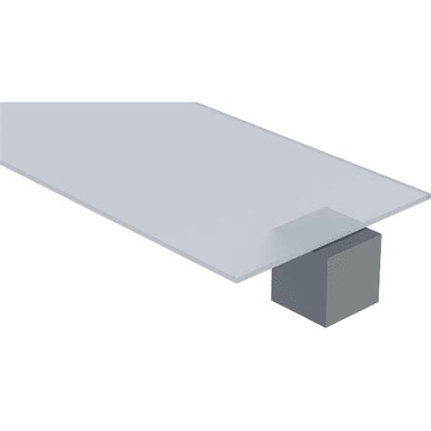 2447 White Translucent Acrylic Sheet 9 Mm 38 Thick 24 W X 48