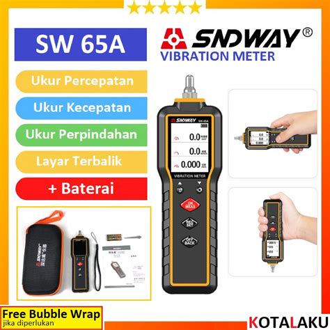 Jual Sndway Digital Vibration Meter Tester Alat Ukur Pengukur Getaran Vibrasi Digital Sndway Sw