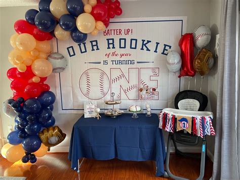 Vintage Baseball Dessert Table