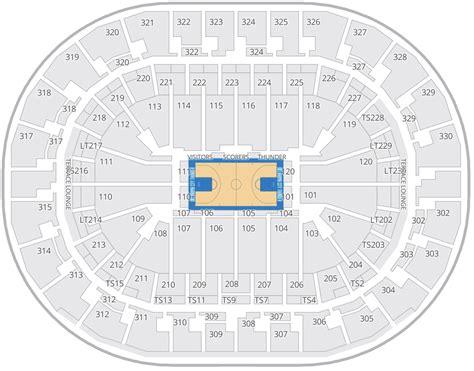 Okc Thunder Arena Seating Chart