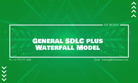 General SDLC Plus Waterfall Model H K Infosys Blog