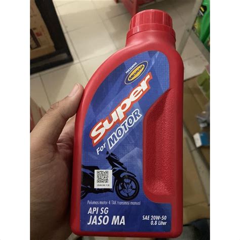 Jual Oli Mesin Mesran Super Motor 20w 50 Oli 4t Pertamina Mesran Super Motor Shopee Indonesia