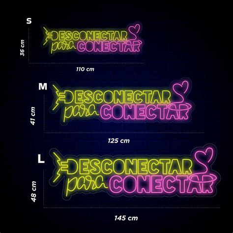 Neón Desconectar Para Conectar Espacio Neón