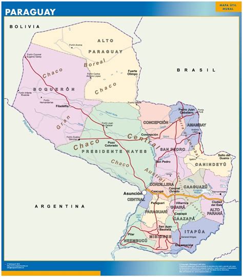 Mapas Para Paraguay El Mapa Más Grande Del Mundo
