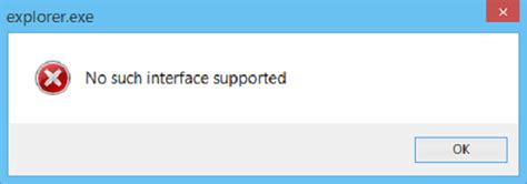 How To Fix No Such Interface Supported Error In Windows Windows Bulletin