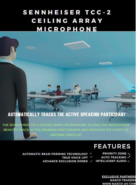 Sennheiser Ceiling Array Microphones For Conference Rooms