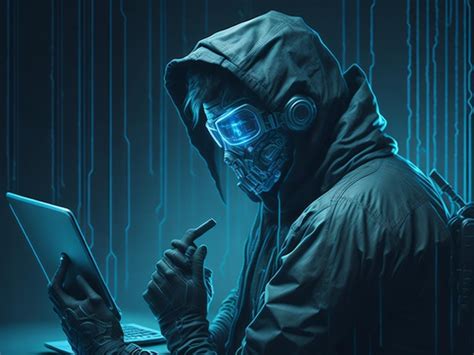 Premium Ai Image Cyber Security Hacker