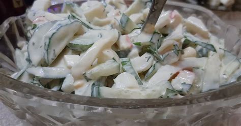 Вкусный салат с крабовыми палочками и кальмарами рецепт с фото пошаговый от Ангелина Овкусе ру