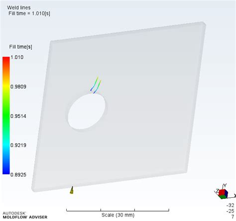 Weld Lines Do Not Show Set Result When Exported As Mfr File In Moldflow