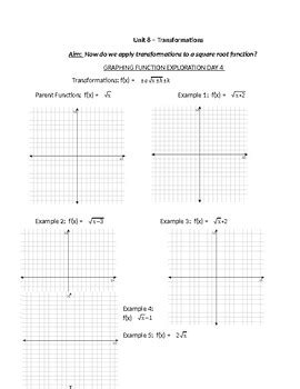 Distance Learning Square Root Transformations Notes By Kathleen Scorcia