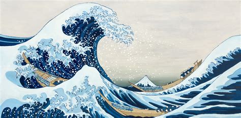 Oil Painting By Chiara Ausanio Hokusai Great Wave Japanese Painting