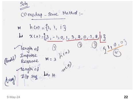 Circular Convolution And Linear Convolution PPT