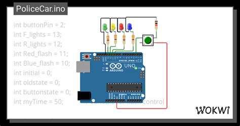 police light code problem programming arduino forum
