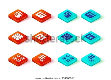 Set Hierarchy Organogram Chart Server Gear Stock Vector Royalty Free 2548032661 Shutterstock