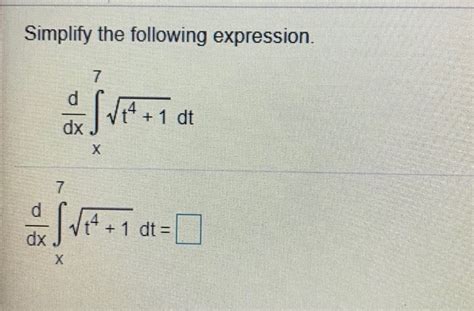 Solved Simplify the following expression ਕ 1 at i Sve 1 Chegg com