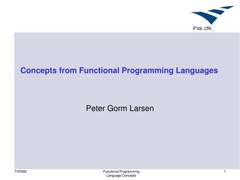 Ppt Concepts From Functional Programming Languages Powerpoint