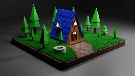 Create Low Poly 3d Models In Blender By Esaduzun Fiverr