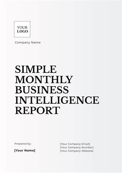 Free Bookkeeping Monthly Report Template To Edit Online