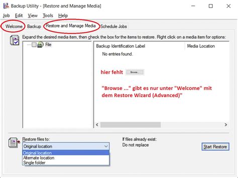 Ntbackup Datei Restore Aus Alten Bkf Dateien Auf Aktuellem Windows Deskmodderde