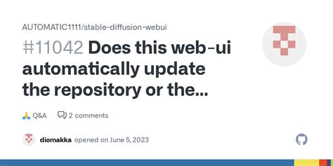 Does This Web Ui Automatically Update The Repository Or The Extensions