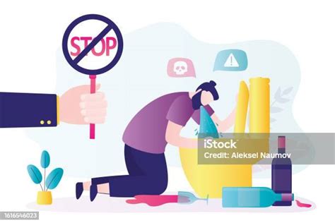 아픈 남자는 화장실에서 구토를 한다 알코올 중독 개념입니다 화장실 근처에서 숙취로 밤 파티를 마친 불행한 남자 식중독으로 인한 메스꺼움 술에 취해 건강관리와 의술에 대한