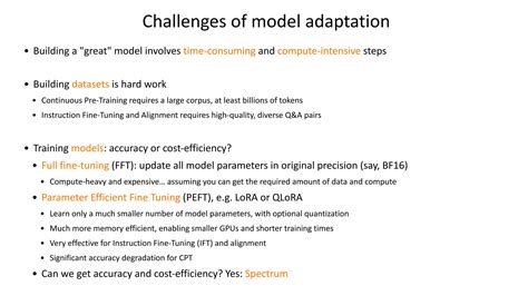 Deep Dive Parameter Efficient Model Adaptation With Lora And Spectrum Pdf