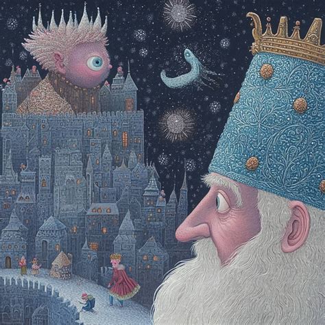 A Comic Strip Depicts A Scene From A Fairy Tale About A Silly King