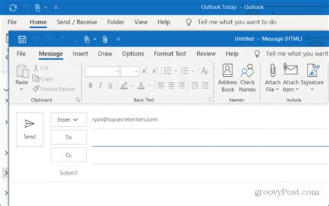 How To Make Outlook Open To A Specific Default Account