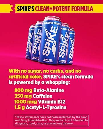 Spike Hardcore Energy Drink Original Flavor 350 Mg