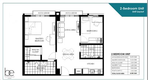 2bedroom Unit Layout Cebu Best Estate