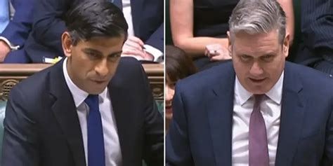 Pmqs Starmer In F Off Low Blow During Pmqs As Sunak Laughs At Labour Over Scripted Questions