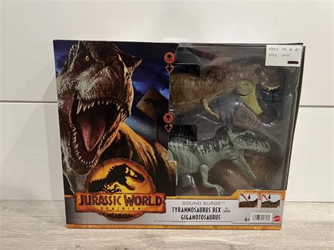 Rare Jurassic World Dominion Tyrannosaurus Rex Vs Giganotosaurus Sound