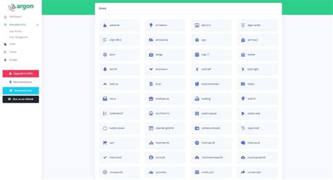 Nuxt Argon Dashboard Laravel Free Template