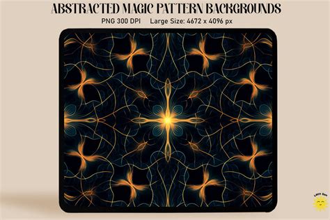Abstracted Magic Pattern Background By Mulew Art Thehungryjpeg