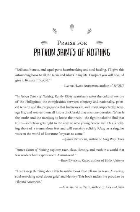 Patron Saints Of Nothing By Randy Ribay 9780525554912 Brightly Shop