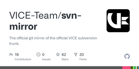 Github Vice Teamsvn Mirror A Git Mirror Of The Official Vice