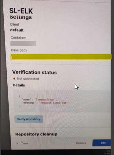 Azure Blob Storage Keeps Disconnecting When Verify It Gives 502 Bad