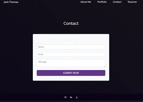 GitHub Josh Personal Portfolio React Rice Bootcamp Challenge Assignment React