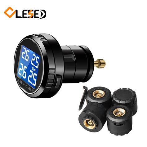 Tire Pressure Sensor Tire Pressure Monitoring With USB Socket Security Alarm Systems Smart Auto