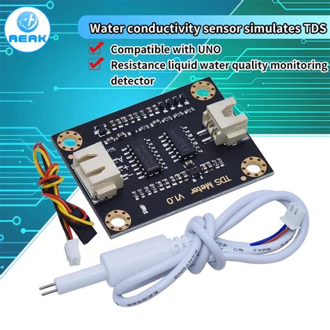 Water Conductivity Analog Tds Sensor Module Tester Liquid Detection Water Quality Monitoring