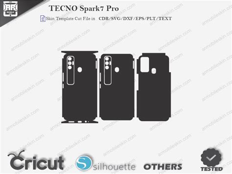 Tecno Spark Pro Skin Template Vector Armobileskin