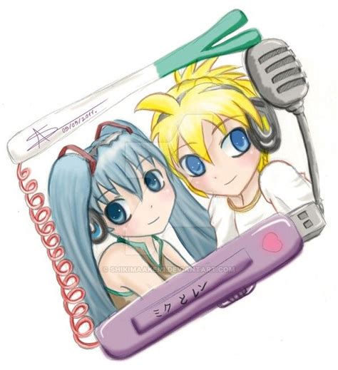 Pin De Lendy En Len X Miku